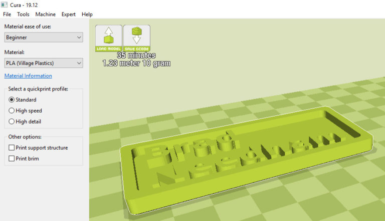 Making a 3D Printed Name Badge | Blue Paper Technology LLC