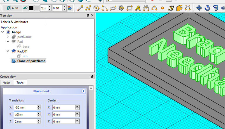 Making a 3D Printed Name Badge | Blue Paper Technology LLC