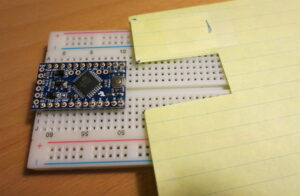Arduino Pro Mini, and How to Solder Male Headers | Blue Paper ...