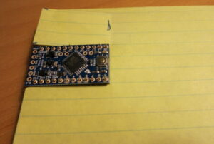 Arduino Pro Mini, and How to Solder Male Headers | Blue Paper ...