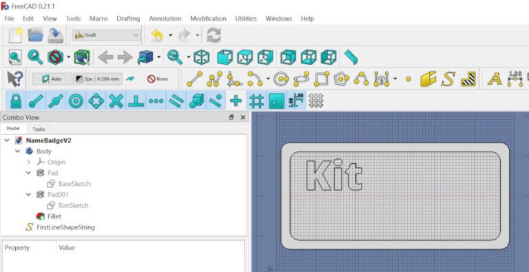 Making a 3D Printed Name Badge, Version 2 | Blue Paper Technology LLC